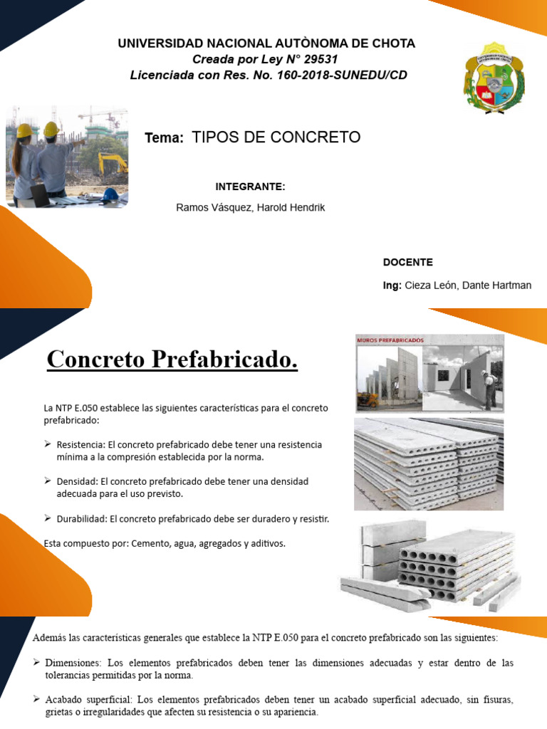 Tipos de Concreto | PDF | Hormigón | Reciclaje