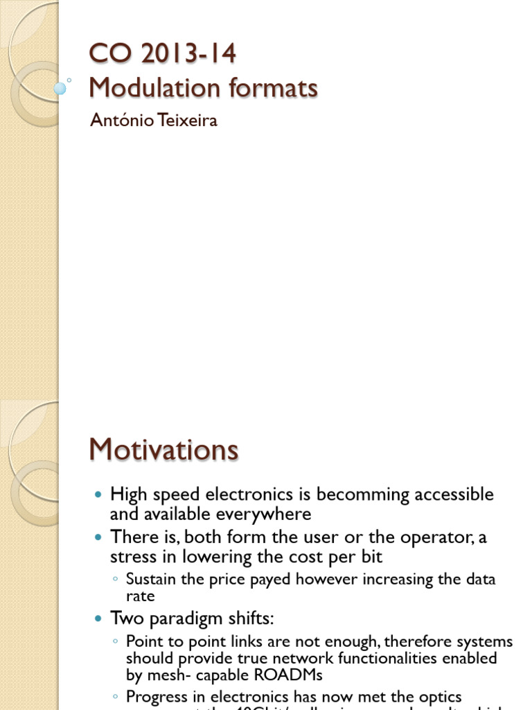 10 14.modulation Formats | Download Free PDF | Orthogonal Frequency Division Multiplexing ...
