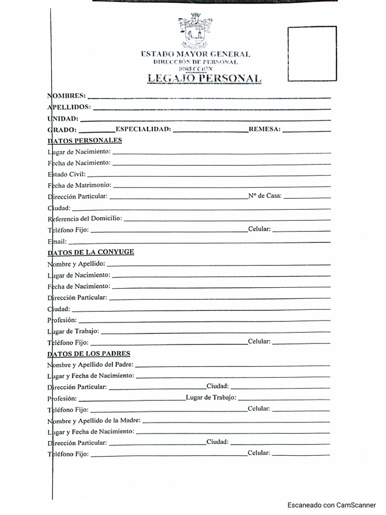 Legajo Personal - 041804 | PDF