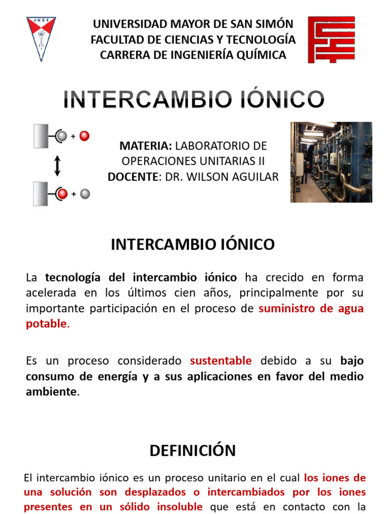 Lab Op2 - Intercambio Ionico | PDF | Intercambio iónico | Ácido