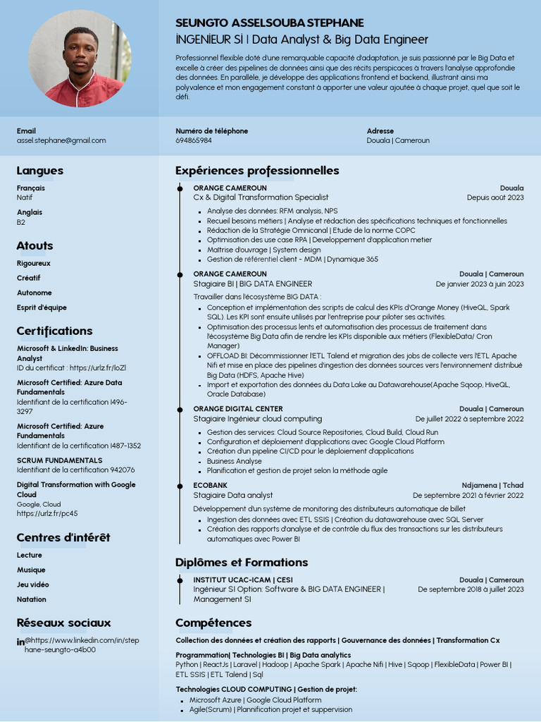 Ingénieur Big Data et Cloud Computing | PDF | Cloud computing | Apache ...