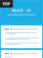 WASI | PDF | Quociente de inteligência | Inteligência