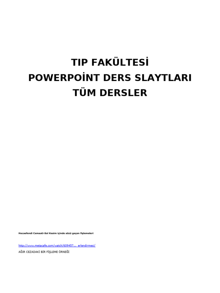 59443794-Tıp-Fakultesi-ders-slaytları | PDF 59443794-Tıp-Fakultesi-ders-slaytları | PDF