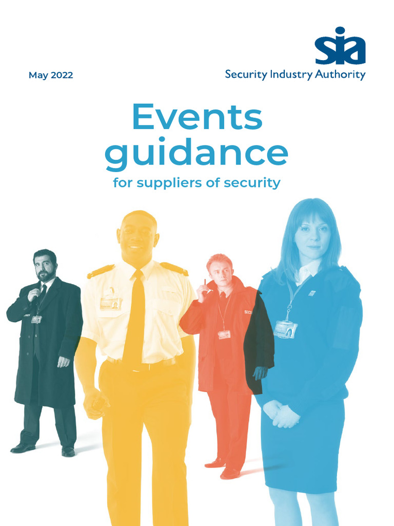 Sia Security at Events | PDF | Closed Circuit Television | Security Guard