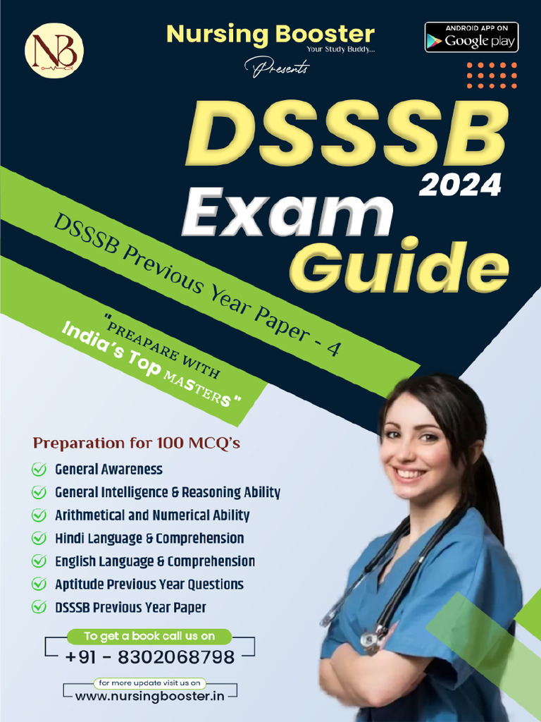 04 - DSSSB Previous Year Paper - 4 | PDF