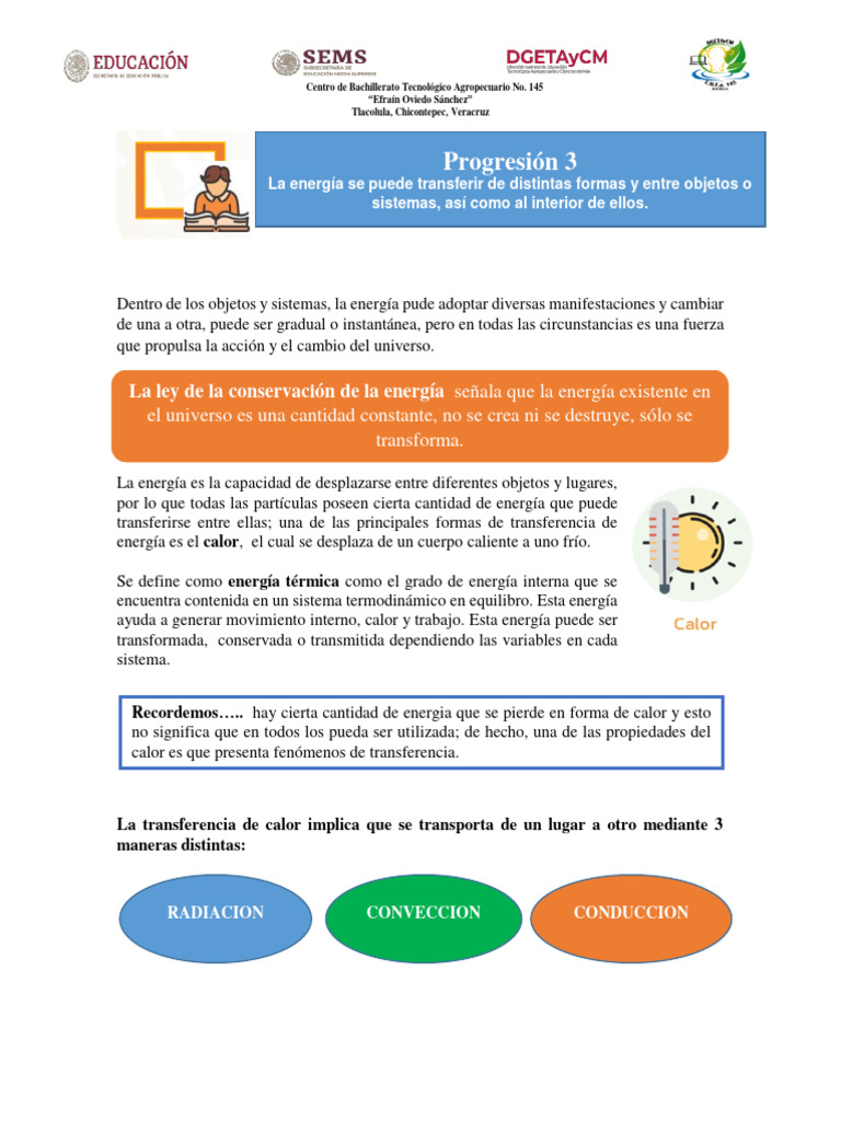 Transferencia de Energía: Calor y Métodos | PDF | Calor | Convección