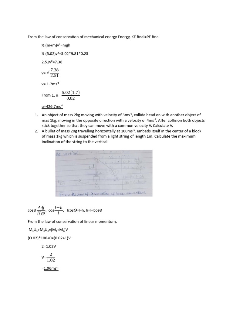 Work, Energy and Power | PDF | Power (Physics) | Force