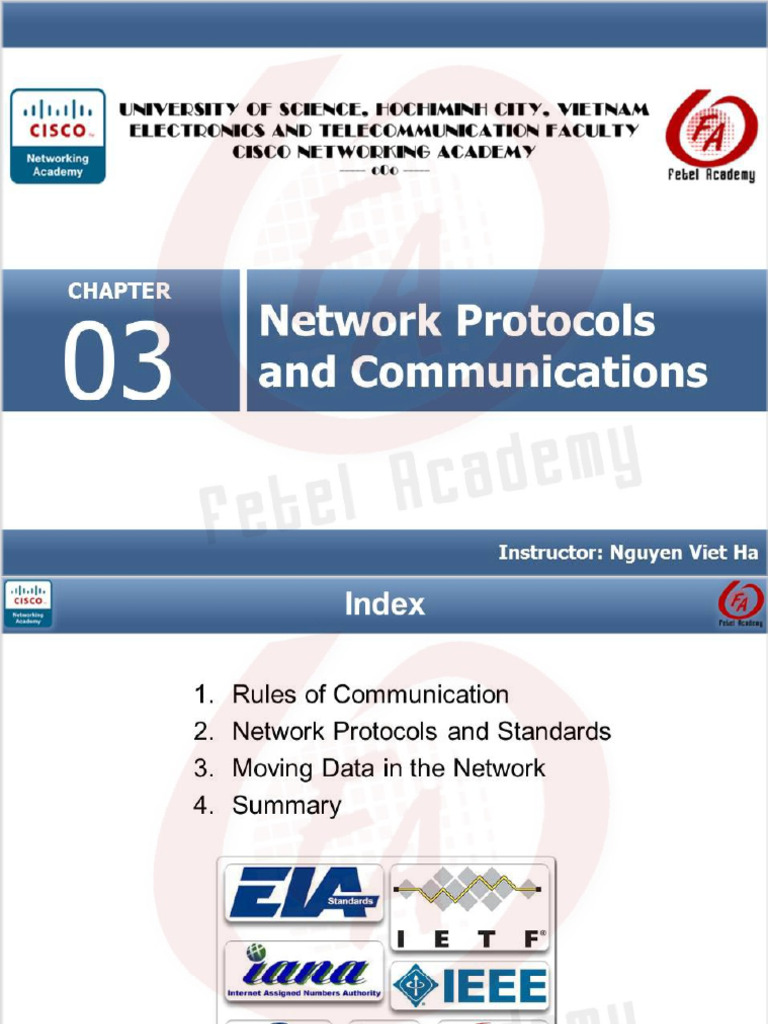Chapter 03 - Network Protocols and Communications | PDF