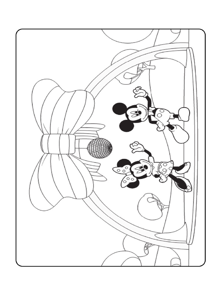 Coloring Page Mickey Mouse | PDF