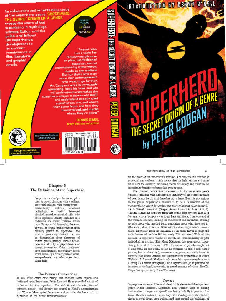Defining the Superhero Genre | PDF | Superheroes | Superman