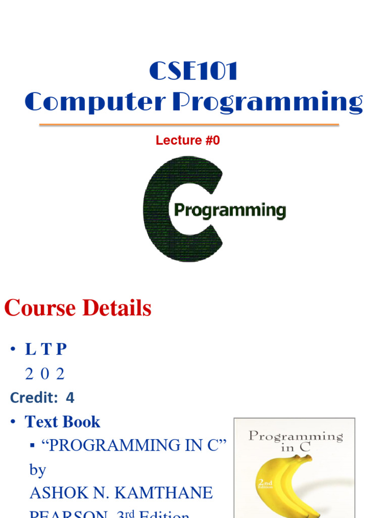 C Programming Course Overview and Details | PDF | C (Programming Language) | Operating System