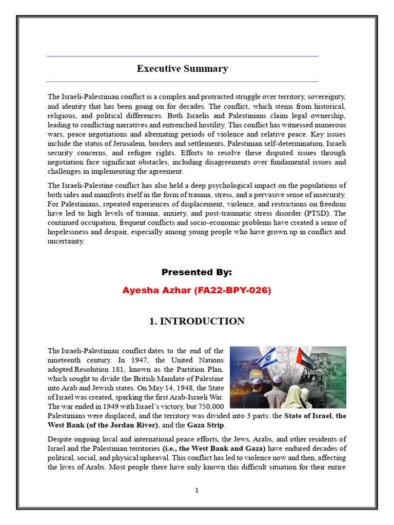 Final Ct. | PDF | Two State Solution | State Of Palestine