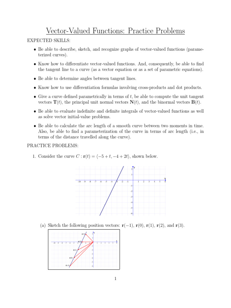 Vector_Functions_Ans | PDF