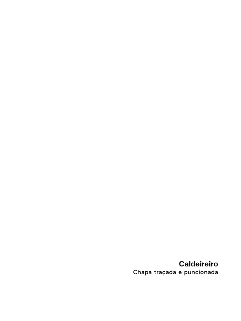 T-01 Chapa Traçada e Puncionada | PDF | Liga | Aço