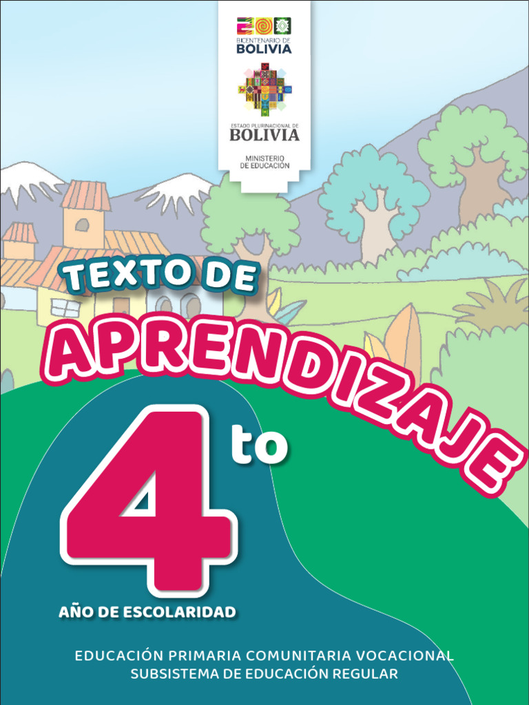 Texto de Aprendizaje-4to Primaria-2024 | PDF | Enseñando | Educación de ...