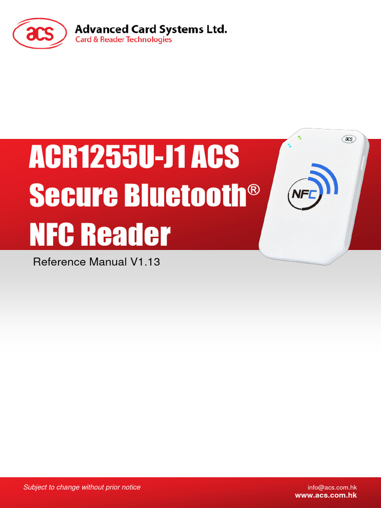 Referencia Acr | Download Free PDF | Bluetooth | Usb