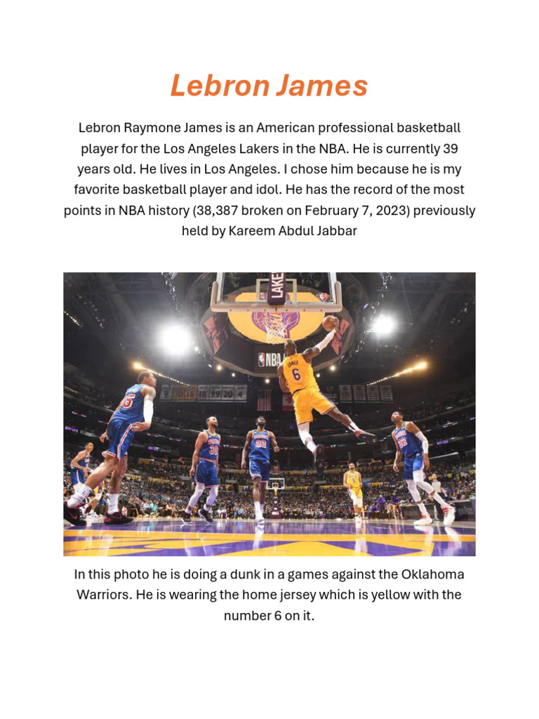 Lebron James | PDF