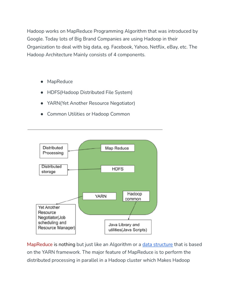 DM Hadoop Architecture | PDF | Computers