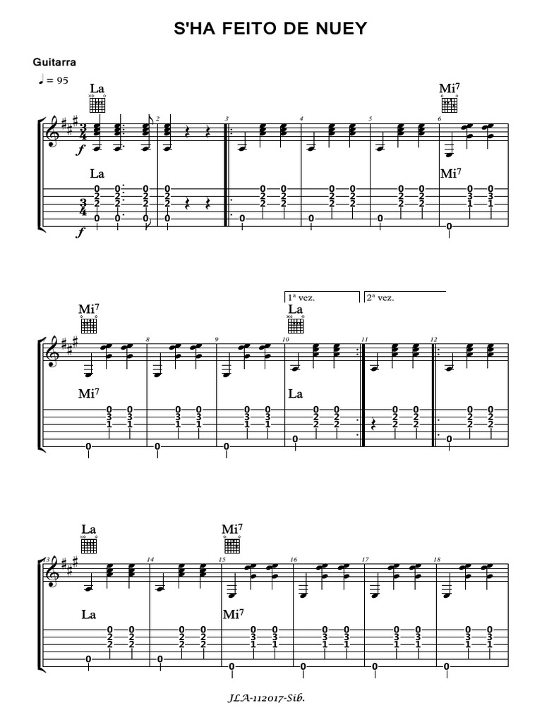 S'HA FEITO DE NUEY (Guitarra) Dropbox | PDF