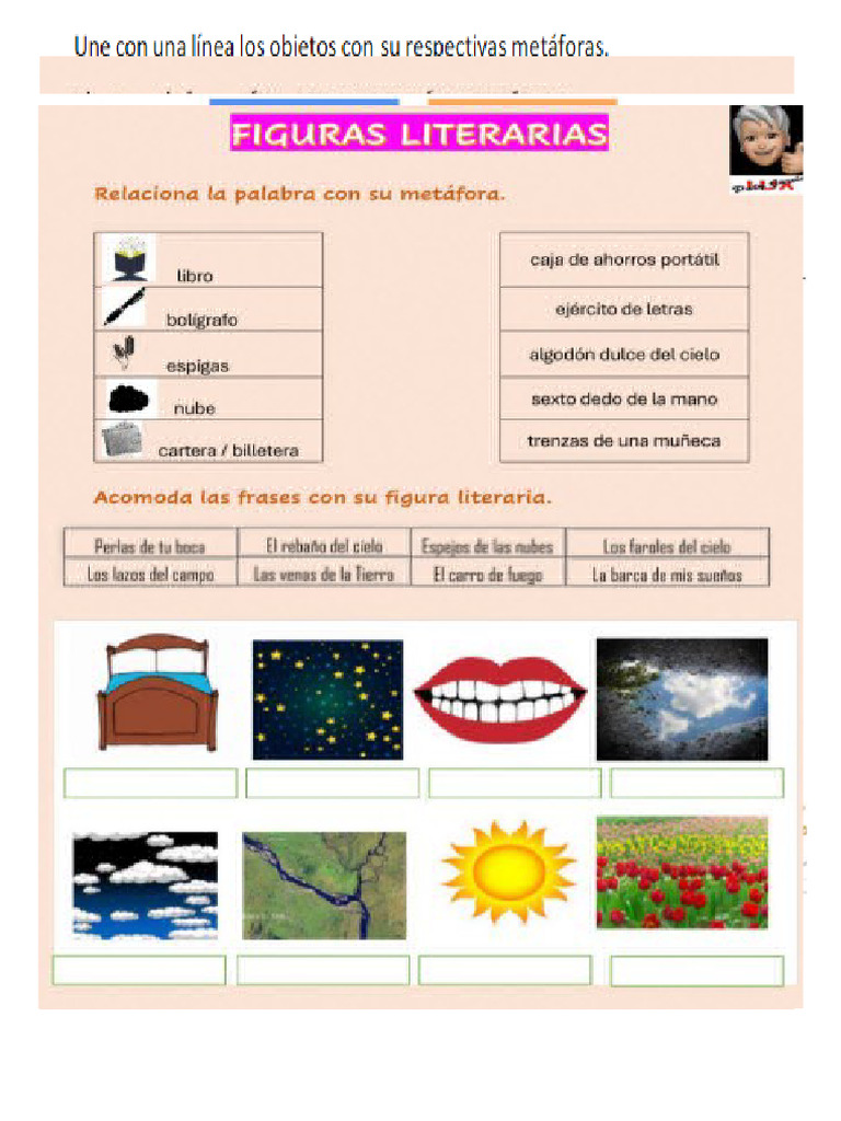 Ejercicios La Metáfora | PDF