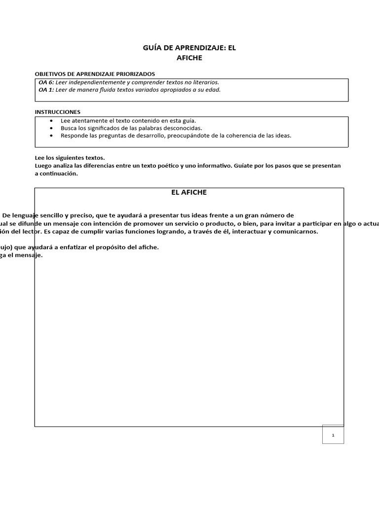 Afiche 5 Año | PDF | Póster | Publicidad