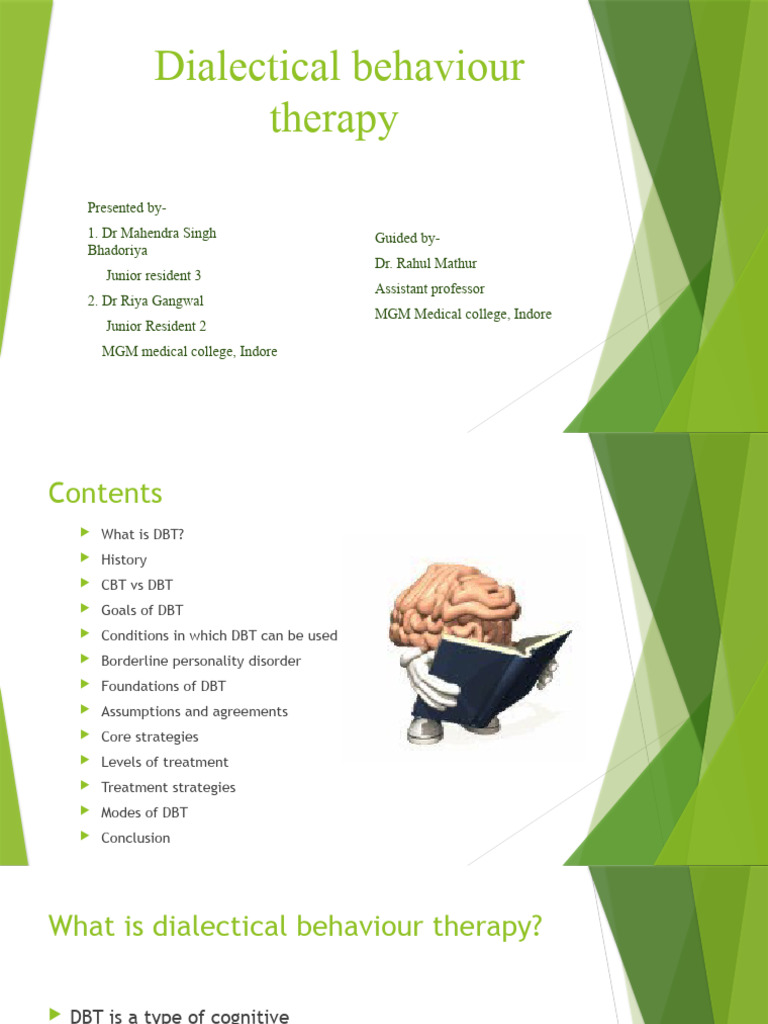 Dialectical Behaviour Therapy | PDF | Dialectical Behavior Therapy ...
