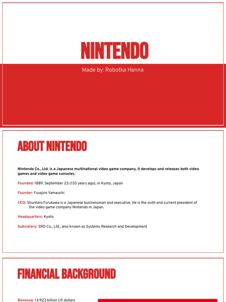 Nintendo | PDF