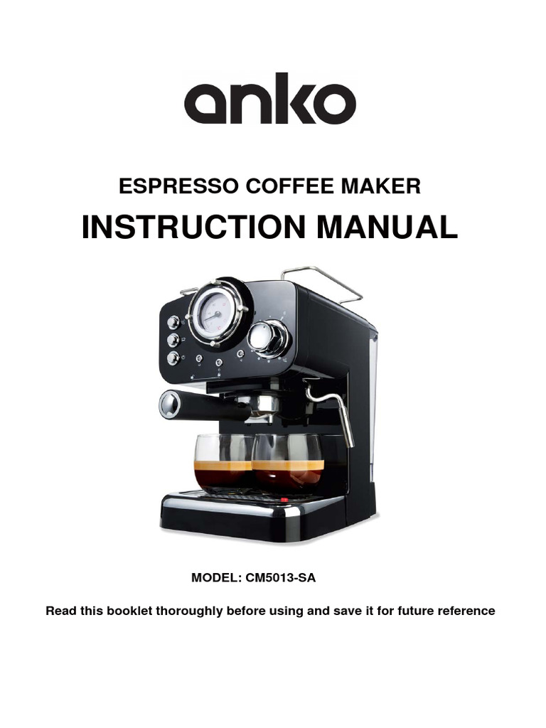 Manual | PDF | Ac Power Plugs And Sockets | Coffee
