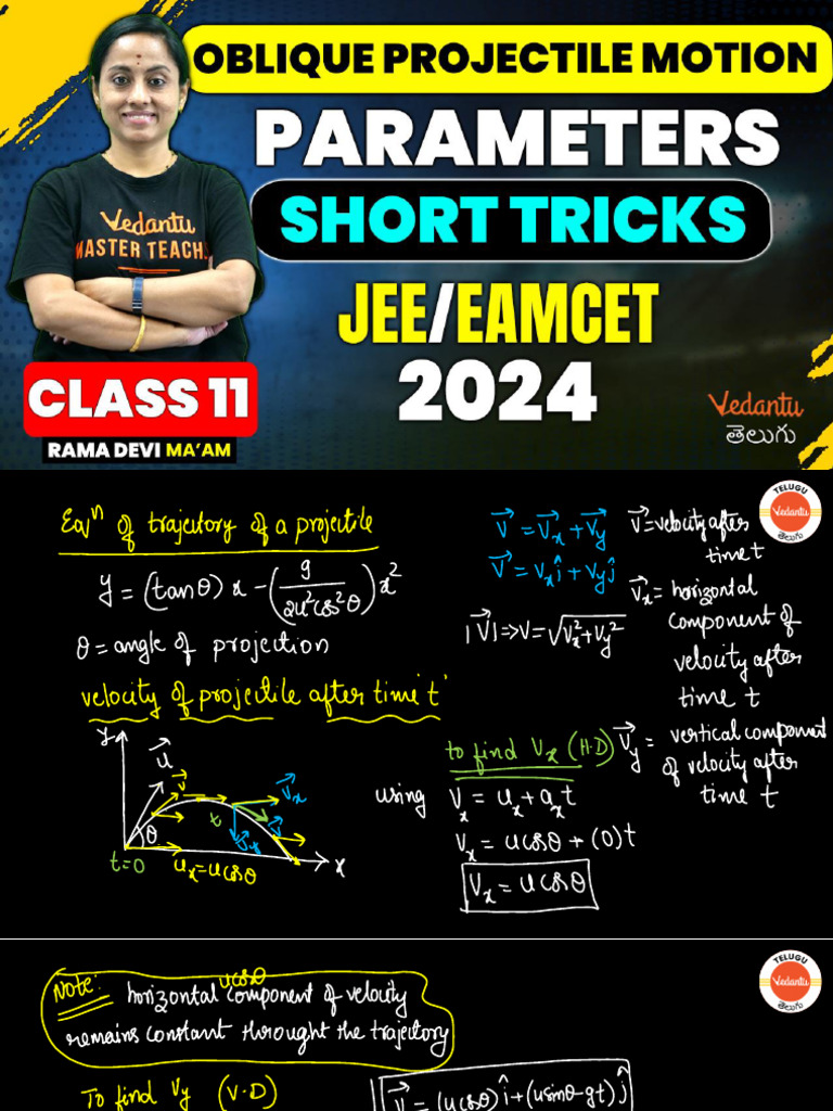 Oblique Projectile Parameters PDF | PDF