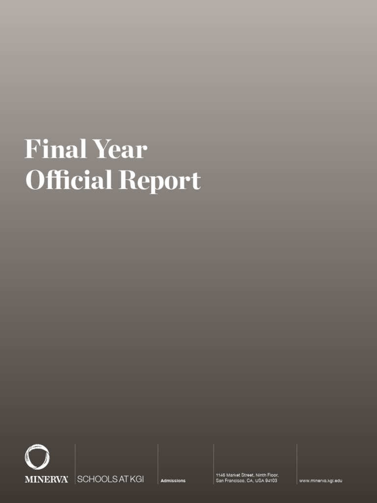 Final Year Official Report Form | PDF | Justice | Crime & Violence