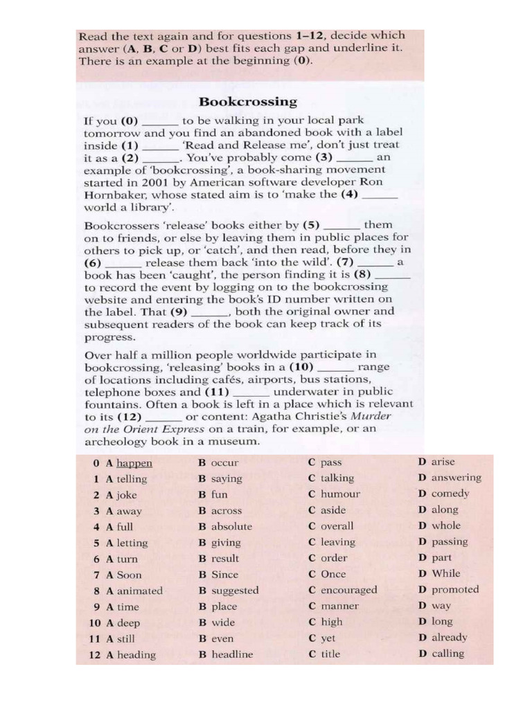 Use of English practice | PDF