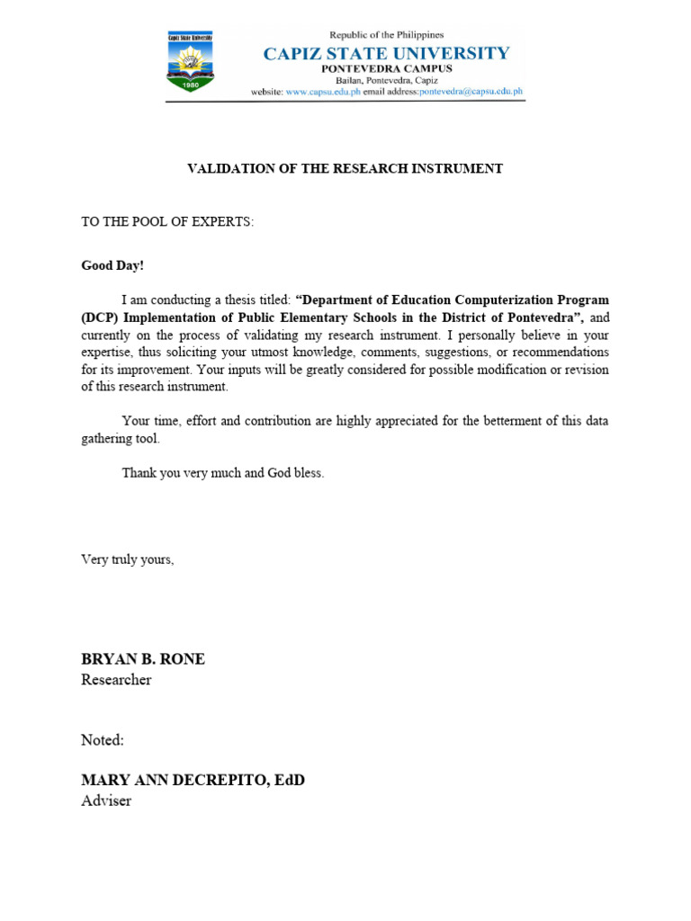 Validation-Form | PDF | Teachers | Classroom