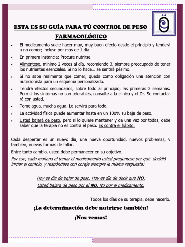 Tu Pauta de Control de Peso | PDF | Alimentos | Carne