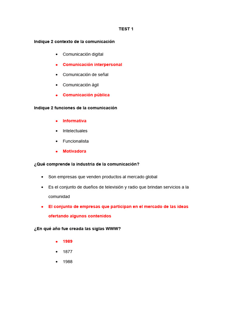 Guia De Medios De La Comunicacion 1 Semestre Pdf