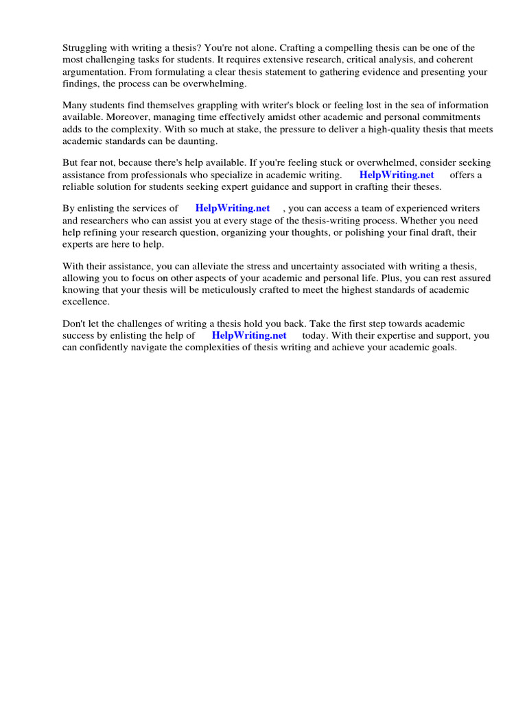 Hook Overview Thesis | PDF | Essays | Experience