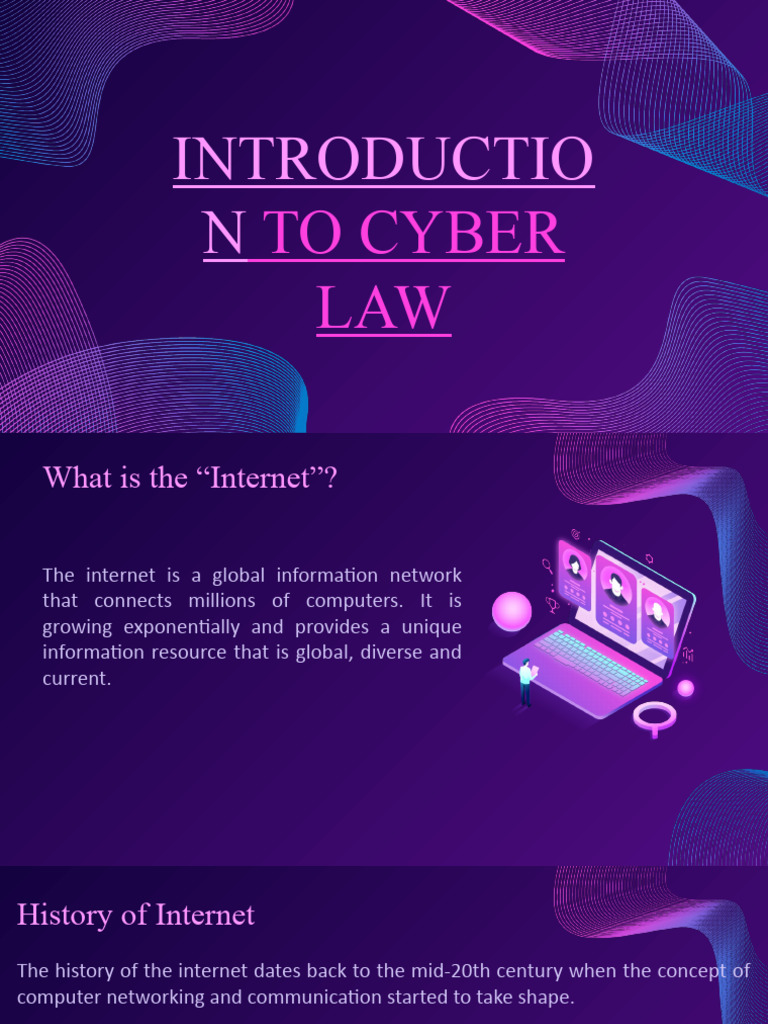 Unit 1 - Cyber Law | PDF | Internet | World Wide Web