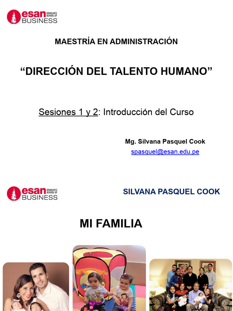 ESAN - DIRECCION DEL TALENTO HUMANO - SESIONES 1 y 2 RVDO | Descargar gratis PDF | Gestión del ...