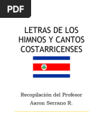 Letras de Los Himnos Costarricenses | PDF | Costa Rica