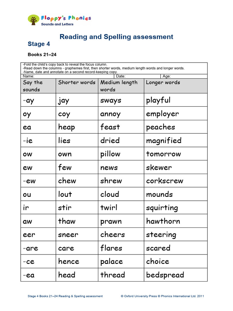 Read Spell Ass b21-24 | PDF | Learning | Psycholinguistics