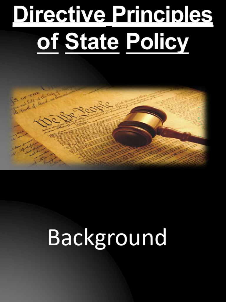 CI - 4 Directive Principles | PDF | Justice | Crime & Violence