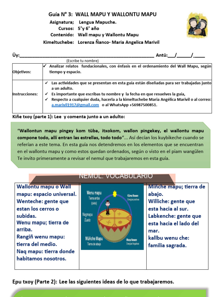 Ordenamiento Wall Mapu | PDF