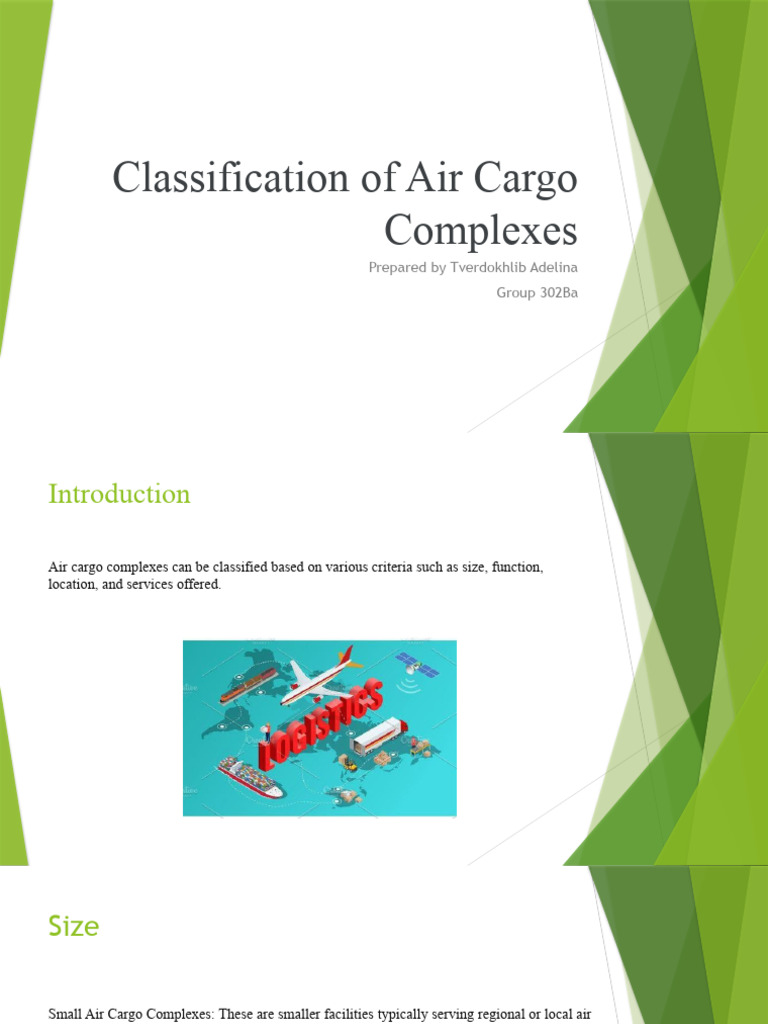 Air Cargo Complexes Classification Guide | PDF | Cargo | Logistics