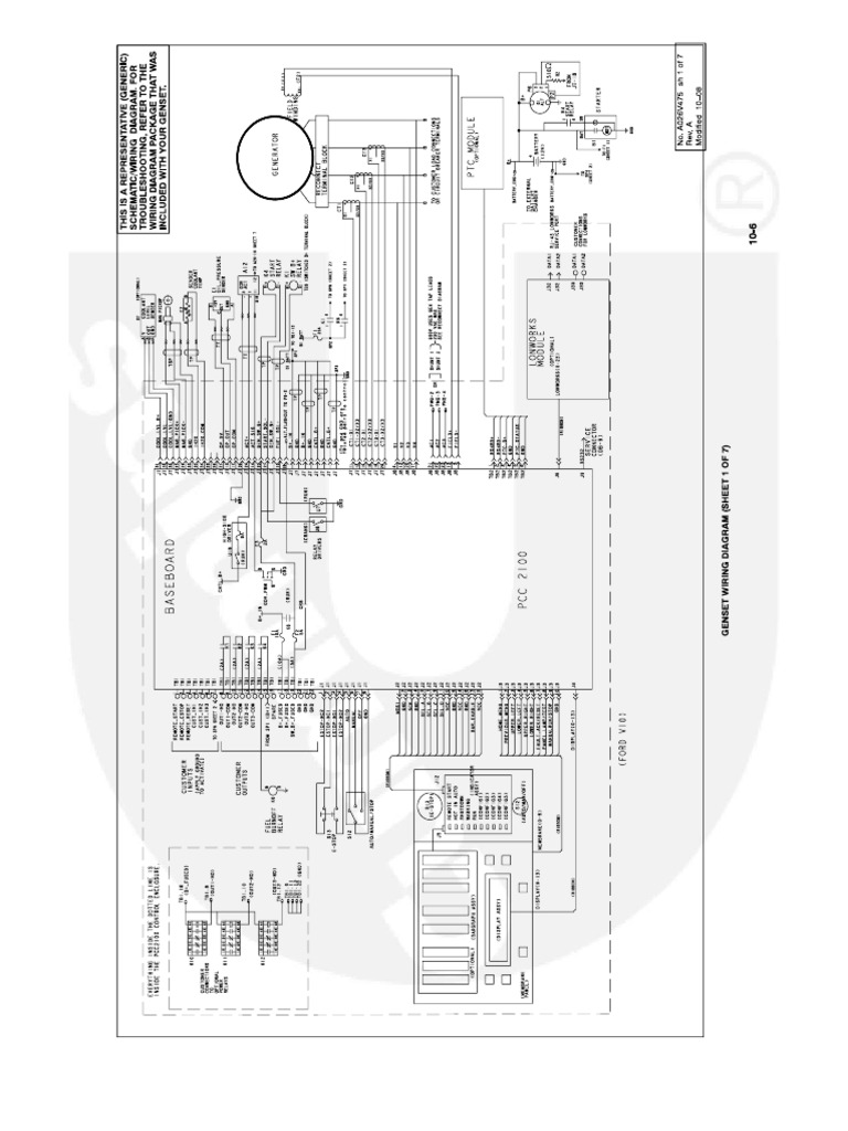 Diagrama Pcc 2100 - Gg.ee. Gghe-f a Gas - 75 Kw | PDF