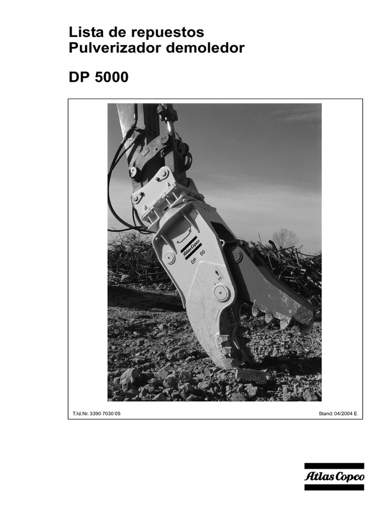 3390 7030 05 - DP5000 | PDF | Tornillo | Equipo