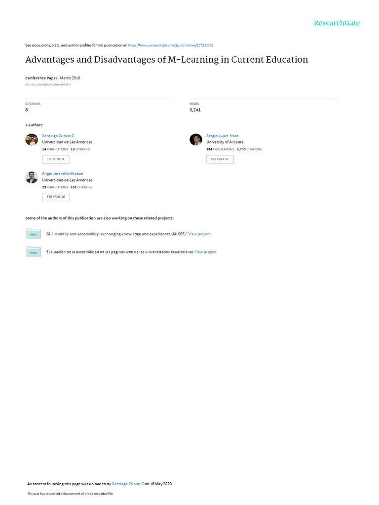 M Learning | PDF | Mobile Technology | Educational Technology
