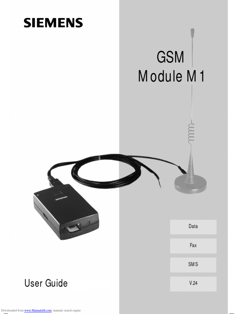 Siemens - GSM Module M1 | PDF | Personal Identification Number ...