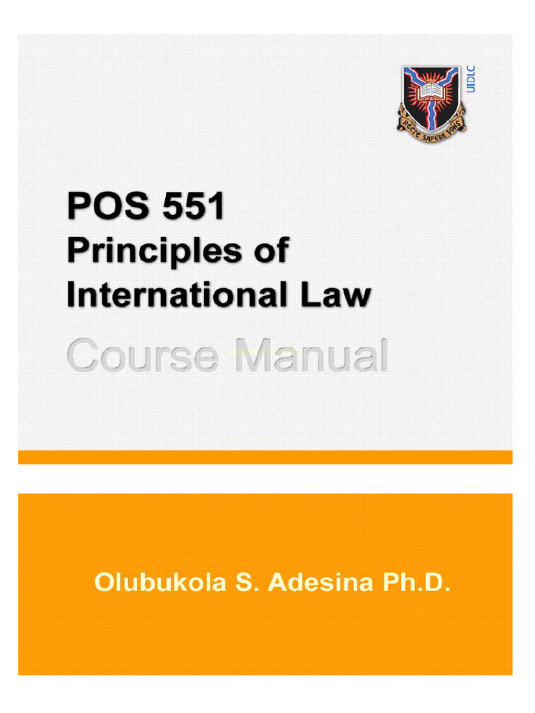 Pos 551 | PDF | International Law | International Humanitarian Law