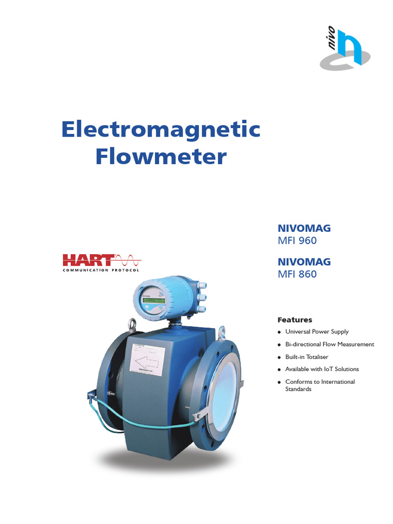 NIVOMAG Electromagnetic Flowmeter Guide | PDF | Flow Measurement ...