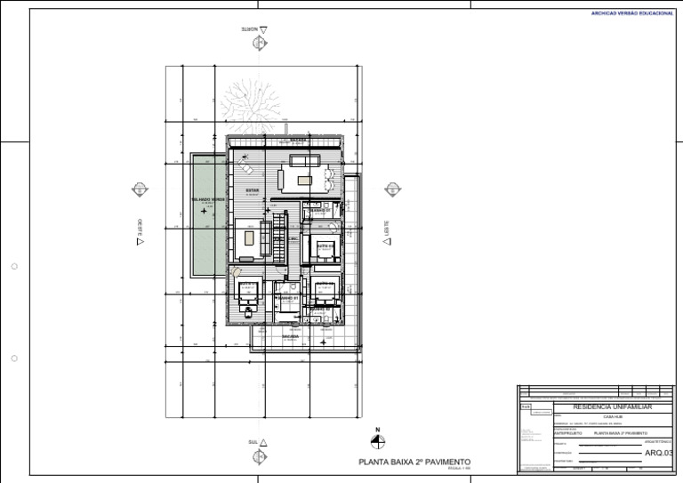 Arq.03 Planta Baixa 2º Pavimento | PDF