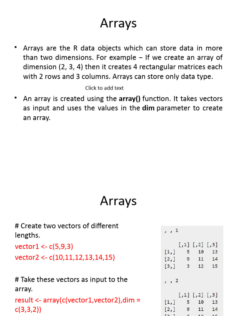 Arrays | Pdf | Applied Mathematics | Linear Algebra